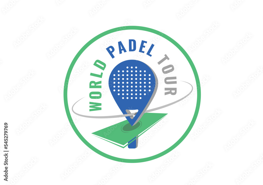 World Padel Tour logo concept Stock Vector | Adobe Stock
