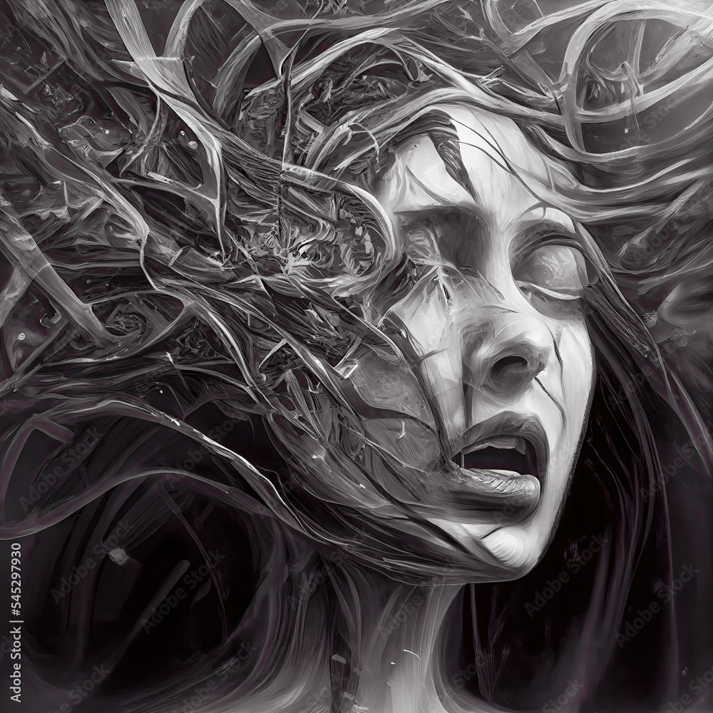 Schizophrenie Psyche Psychose gespaltene Persönlichkeit Gemütskrankheit ...