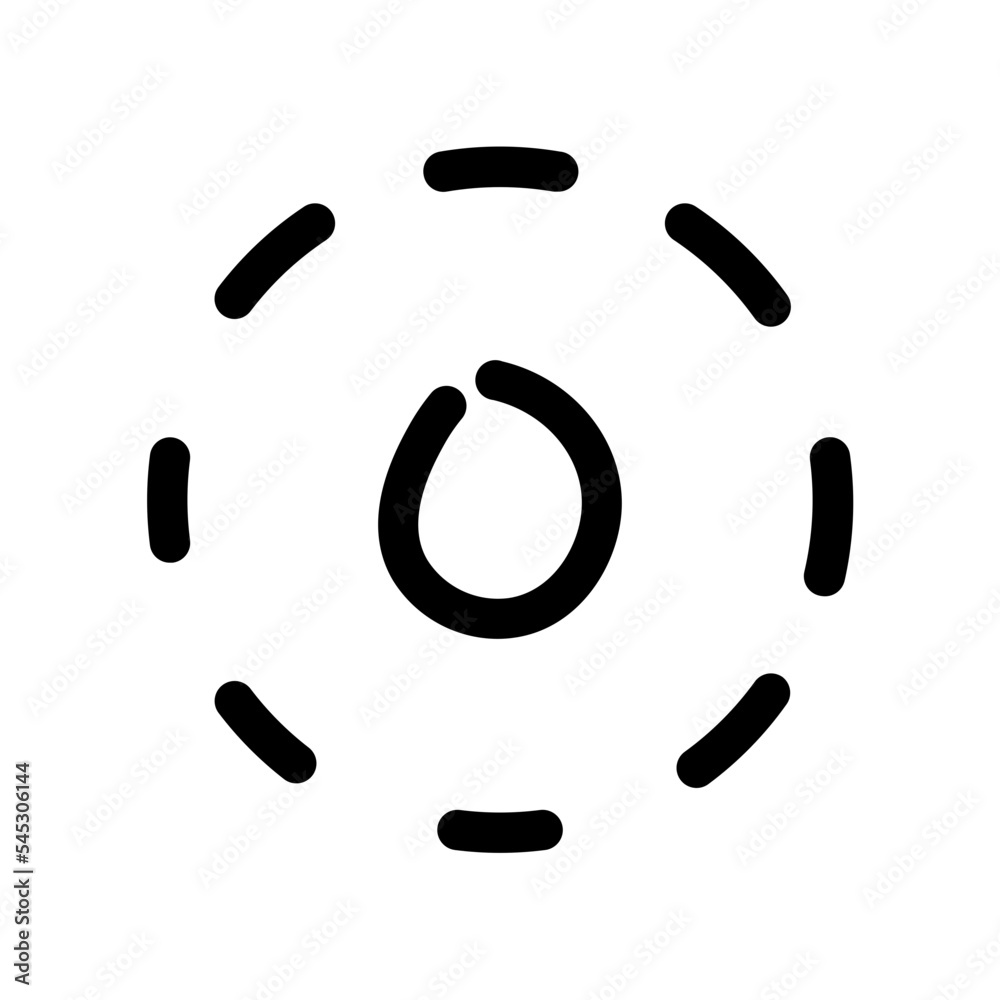 alphabet geometry greek letter math micrometer micron icon Stock Vector ...