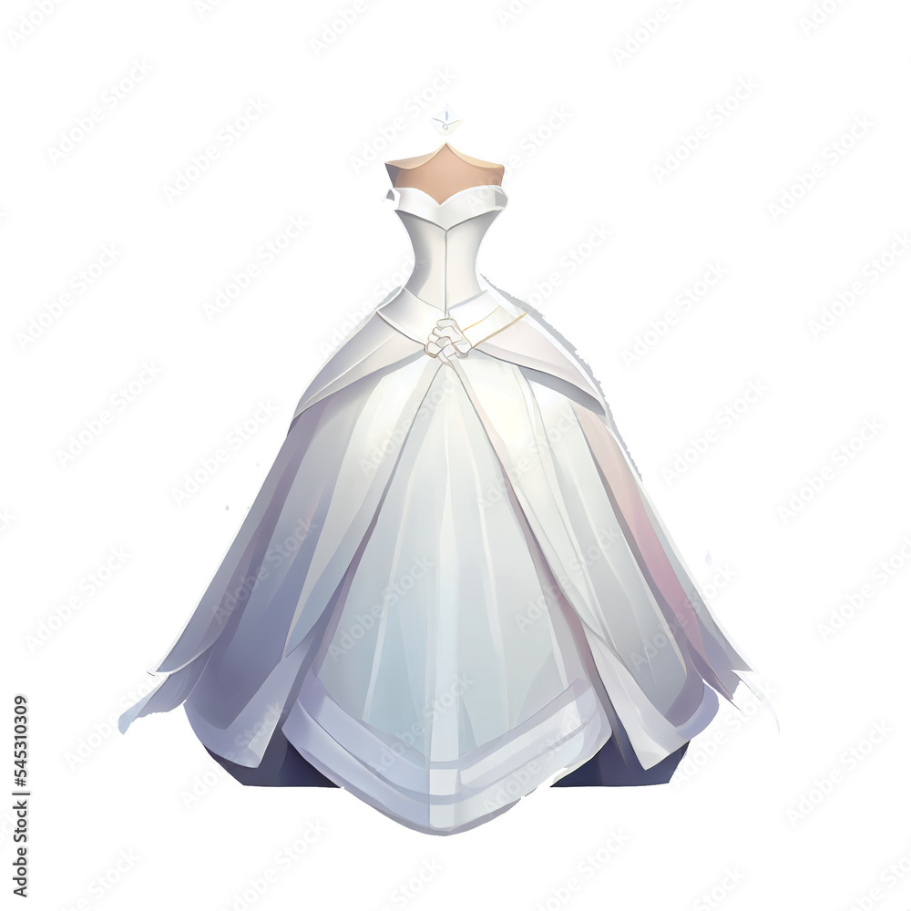 Dress Up Game Asset Princess with Transparent Background Stock ...