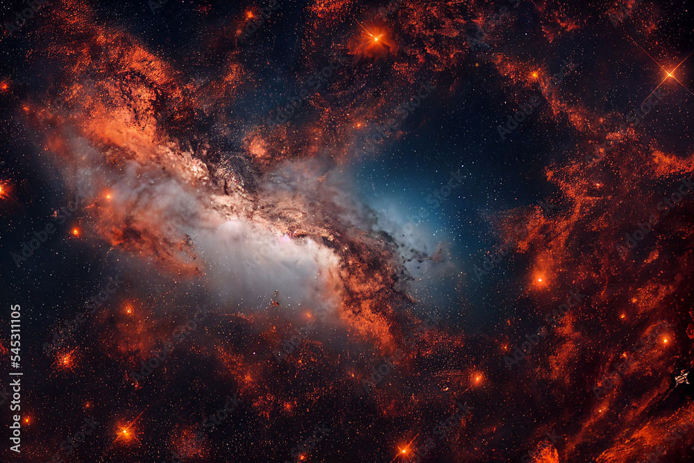 black hole, science fiction wallpaper. Beauty of deep space. Colorful ...