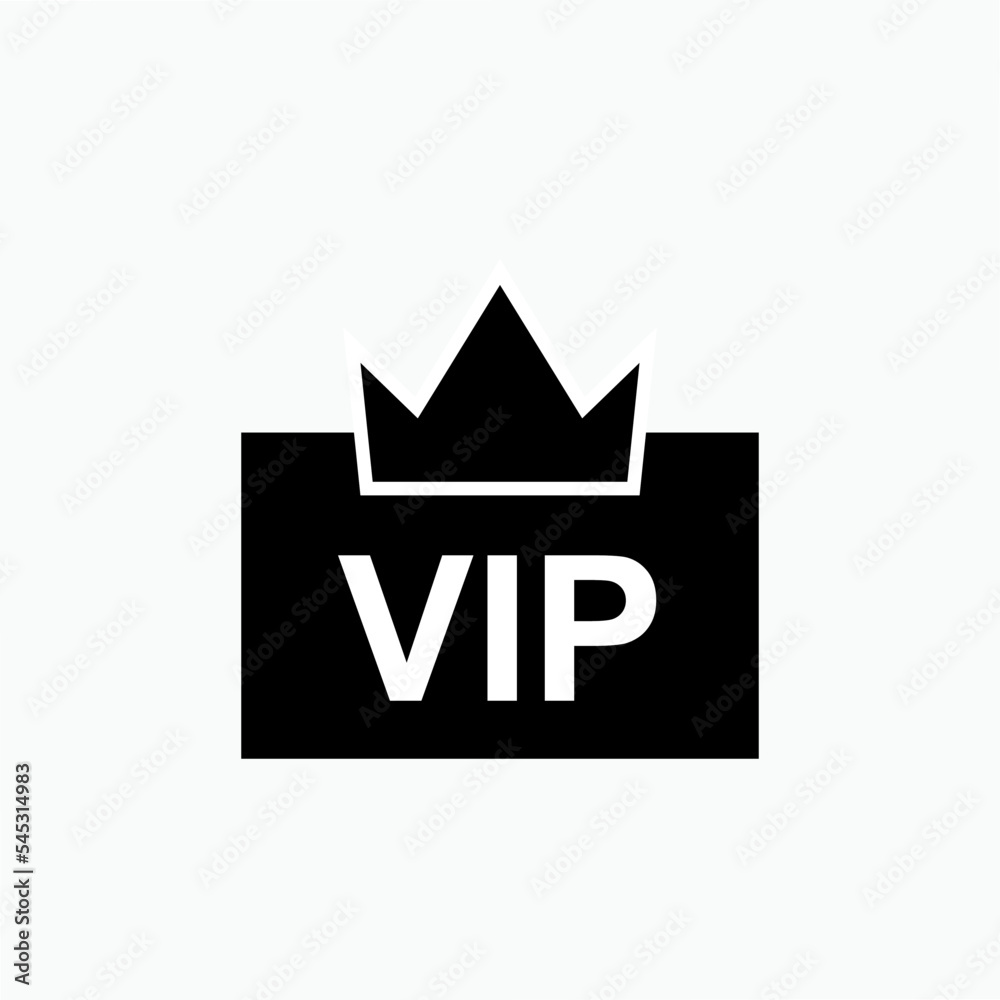VIP Icon. Very Important Person or Priority Illustration As A Simple ...