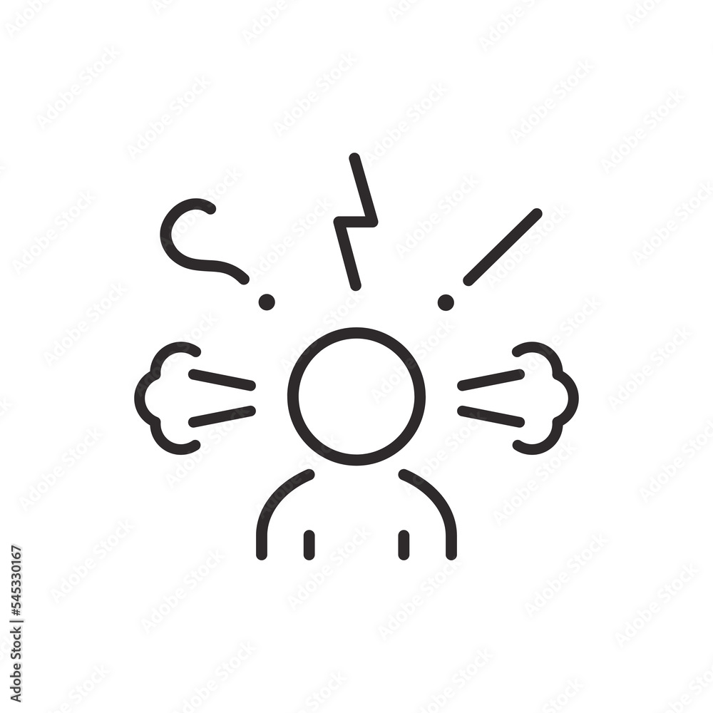 Angry Theme Png Format With Transparent Background Stock Illustration ...