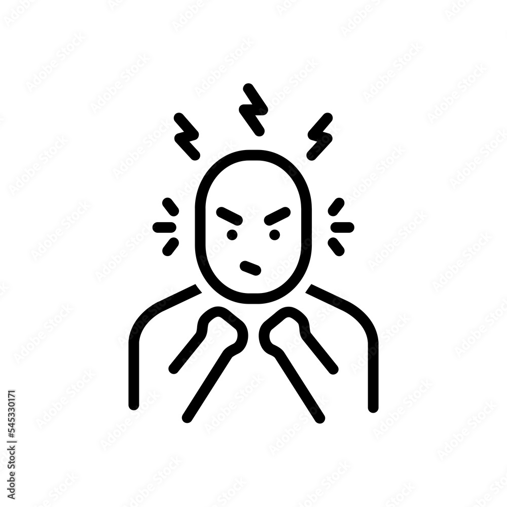 Angry Theme Png Format With Transparent Background Stock Illustration ...