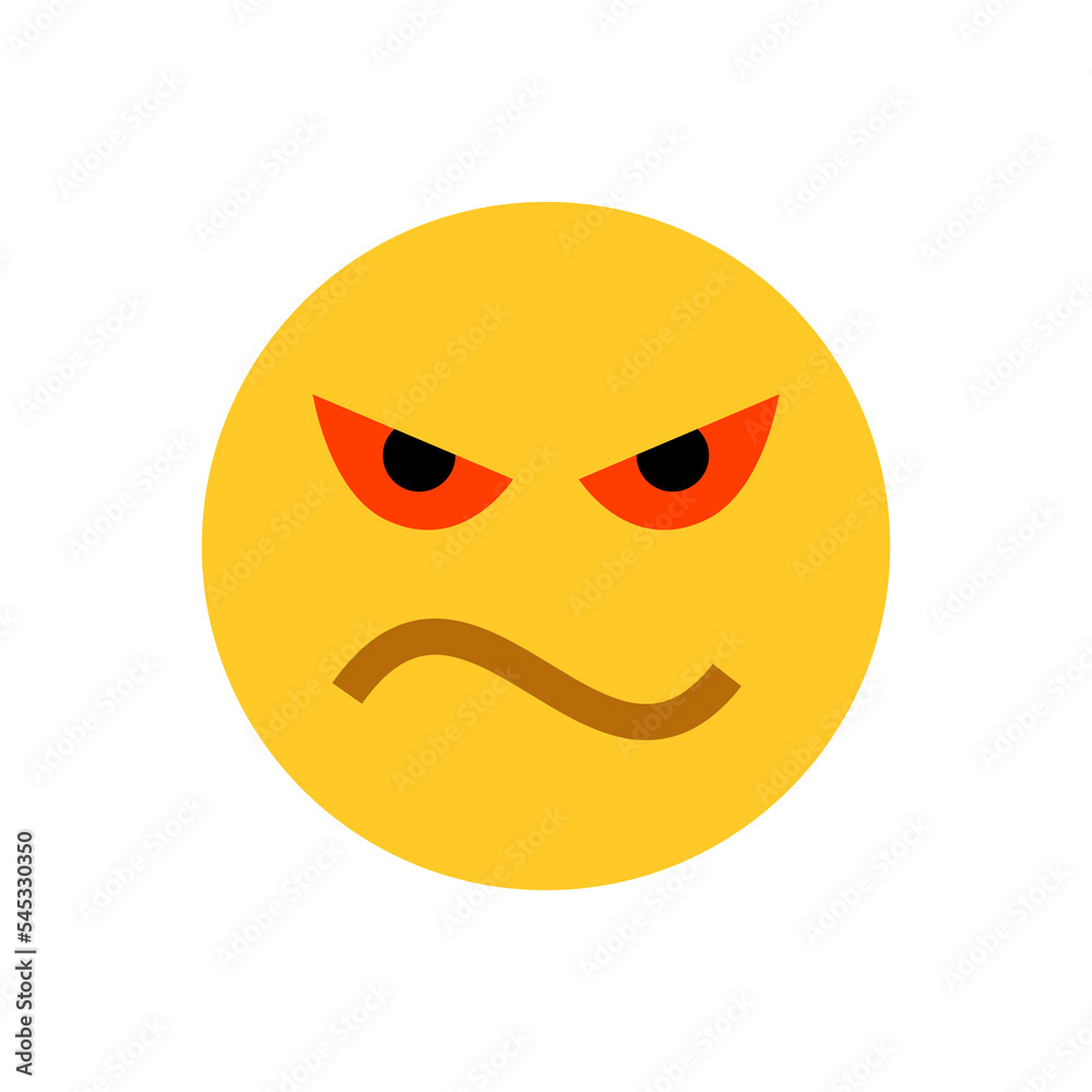 Angry Theme Png Format With Transparent Background Stock Illustration ...