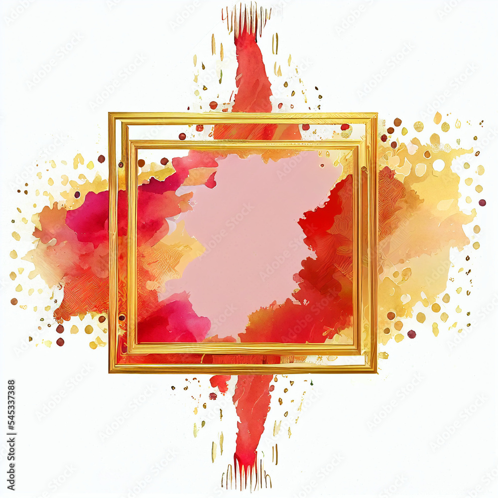 tradition chinese new years ,filigree detailing frame,gold border ...