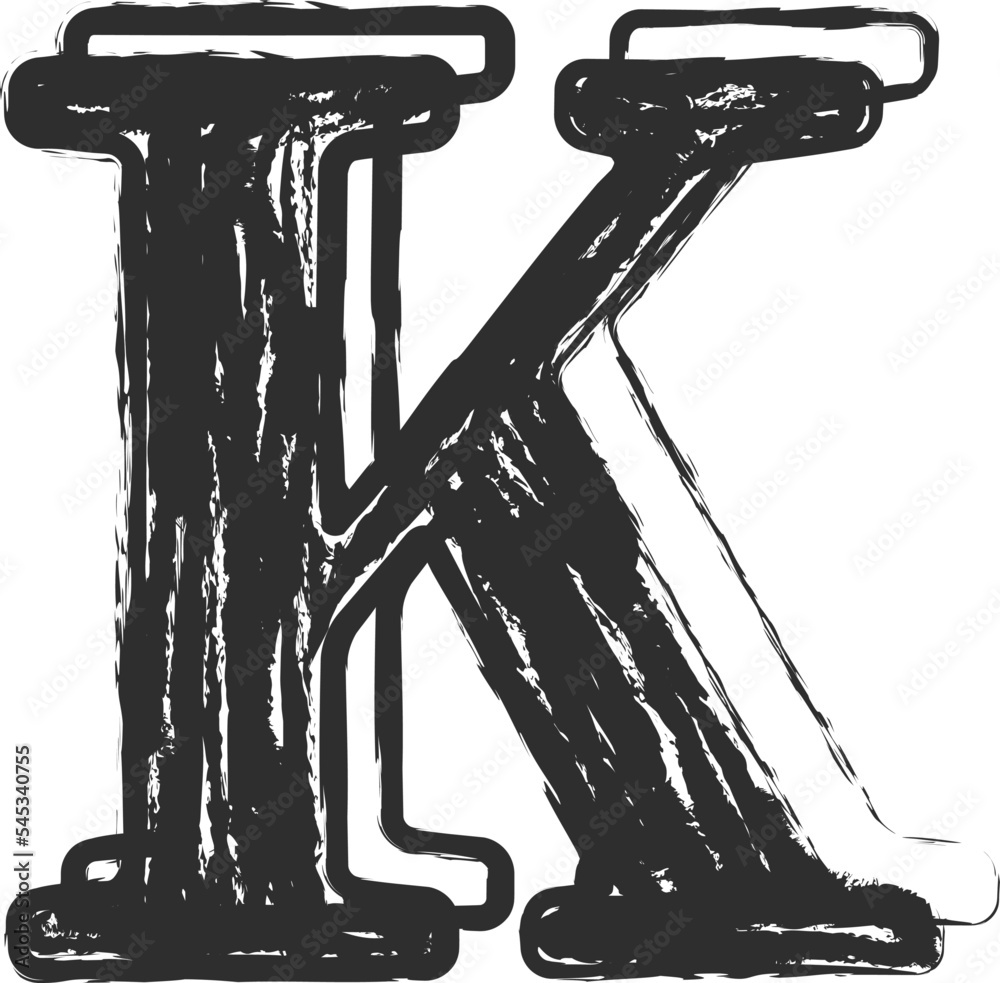 Uppercase Chalk Scribble Font Vector Illustration White Chalk Style uppercase-chalk-scribble-font-vector-illustration-white-chalk-style