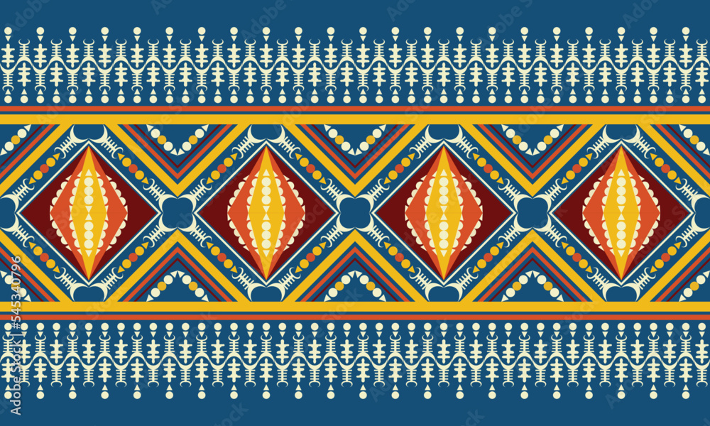 Tribal pattern with the symbols of the tribe in Ghana designed for ...