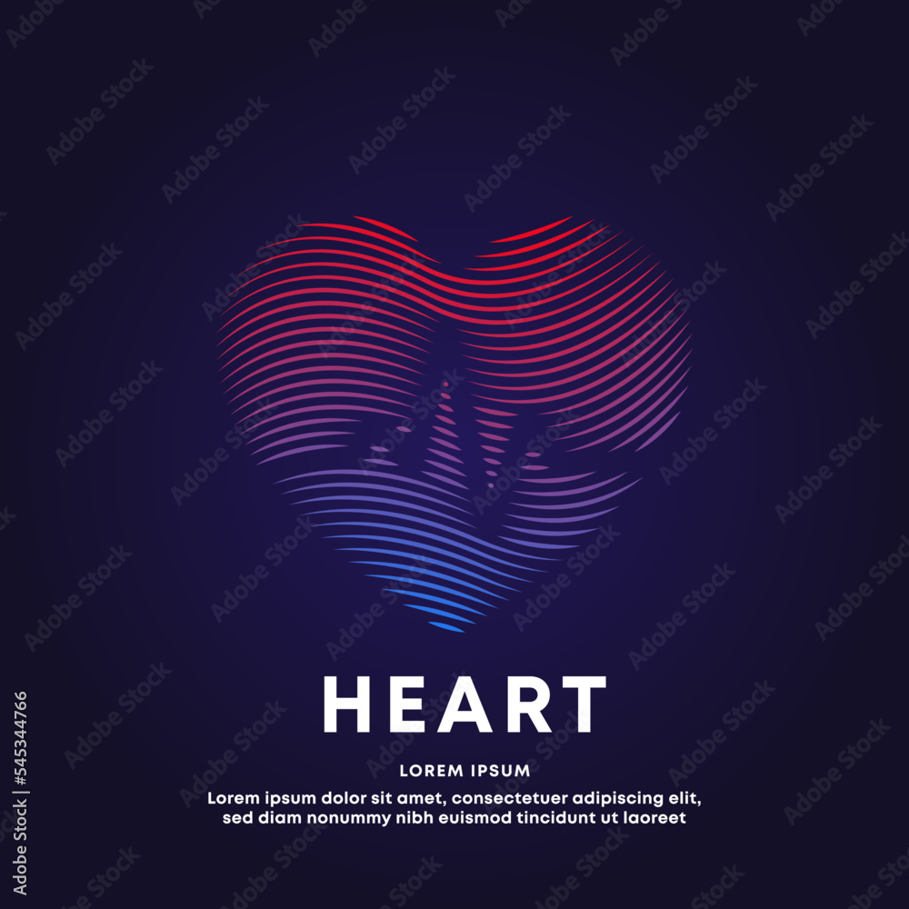 Medical Heart Vector Art