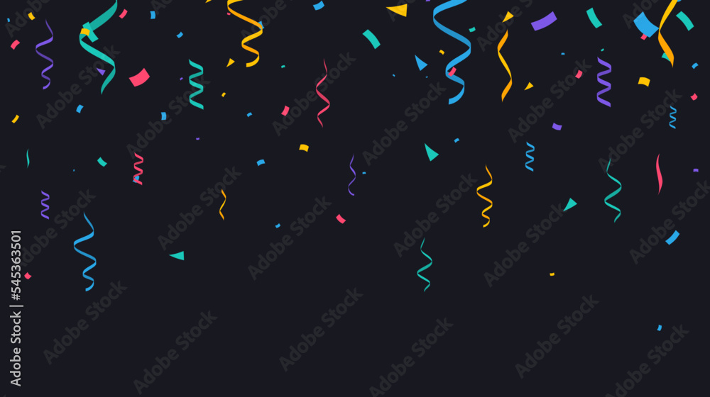 Confetti background. Festive backdrop. Party design with colorful ...