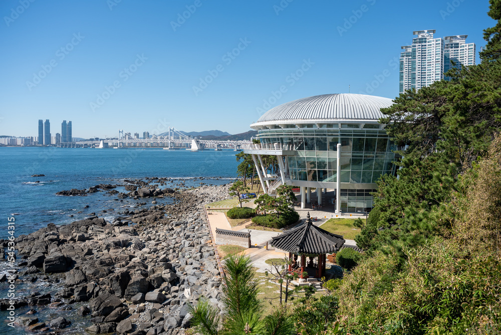 Nurimaru APEC House in Busan South Korea where APEC Summit was held in ...