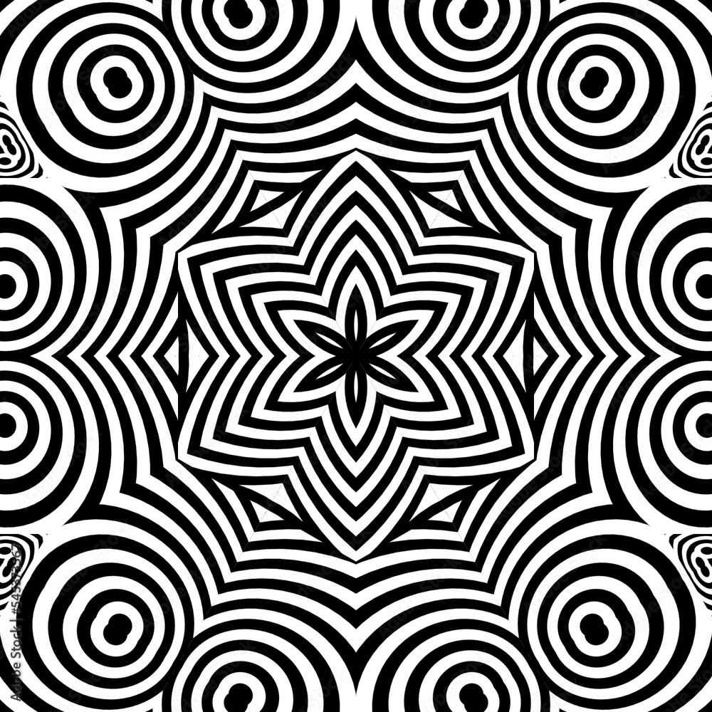 seamless pattern. Decorative ornament, figurative design template with ...