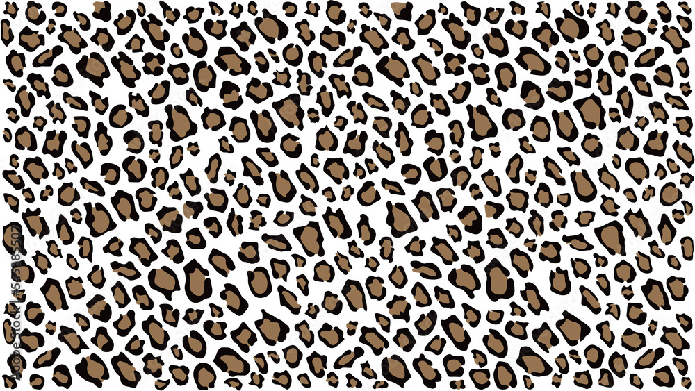 White Leopard print pattern in the world concept. Jungle exotic white ...