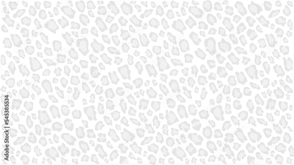 White Leopard print pattern in the world concept. Jungle exotic white ...