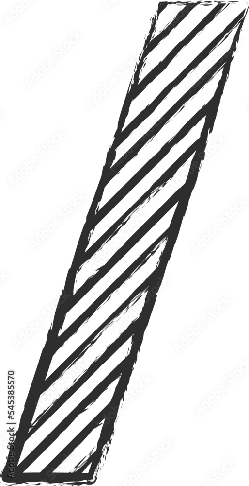 Vetor de Grunge chalk style sans serif font handdrawn art. Chalked ...