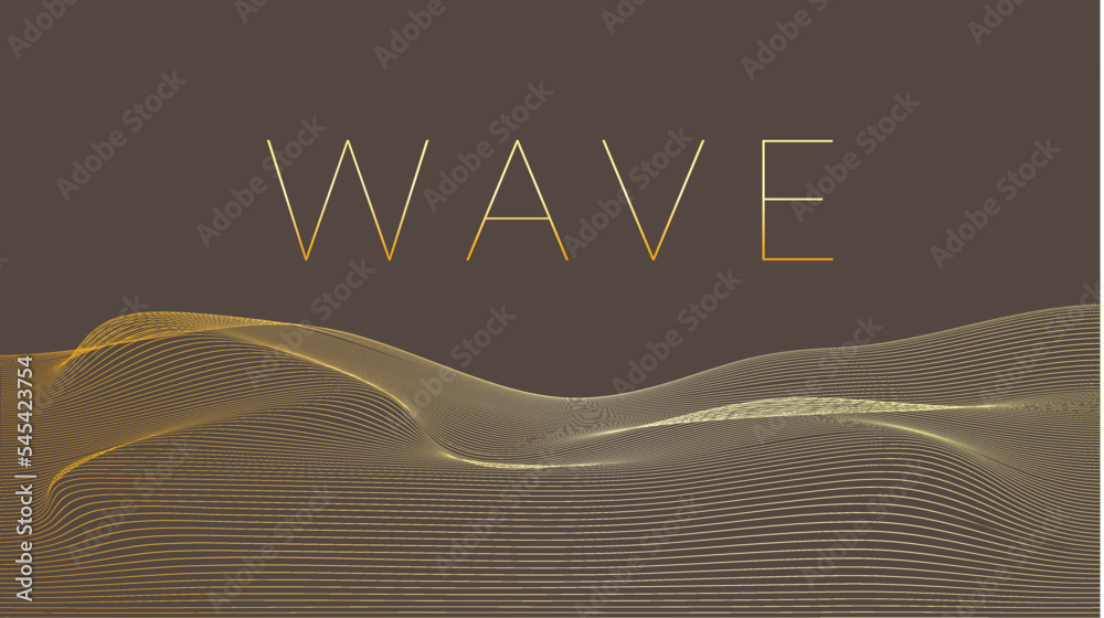 Wave Background design rainbow Stock Vector | Adobe Stock