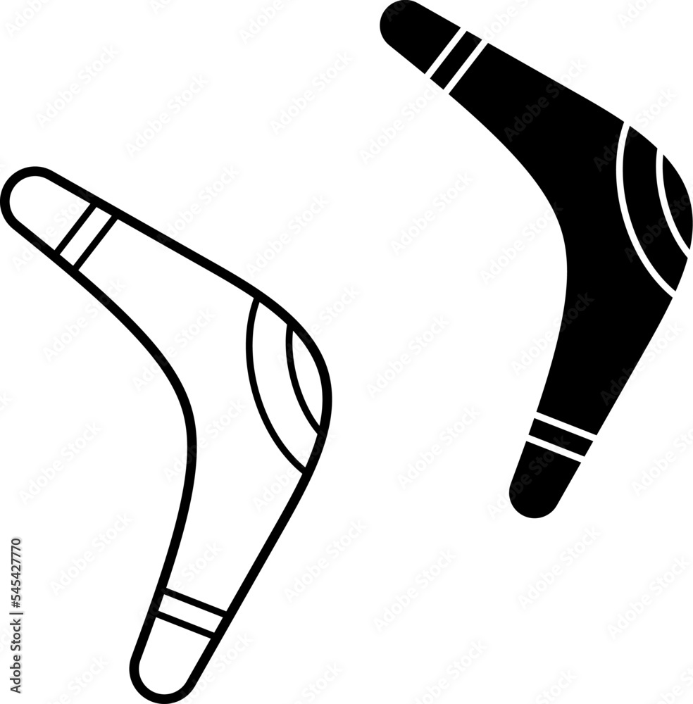 Boomerang icon set vector illustration.bumerang icon Stock Vector ...