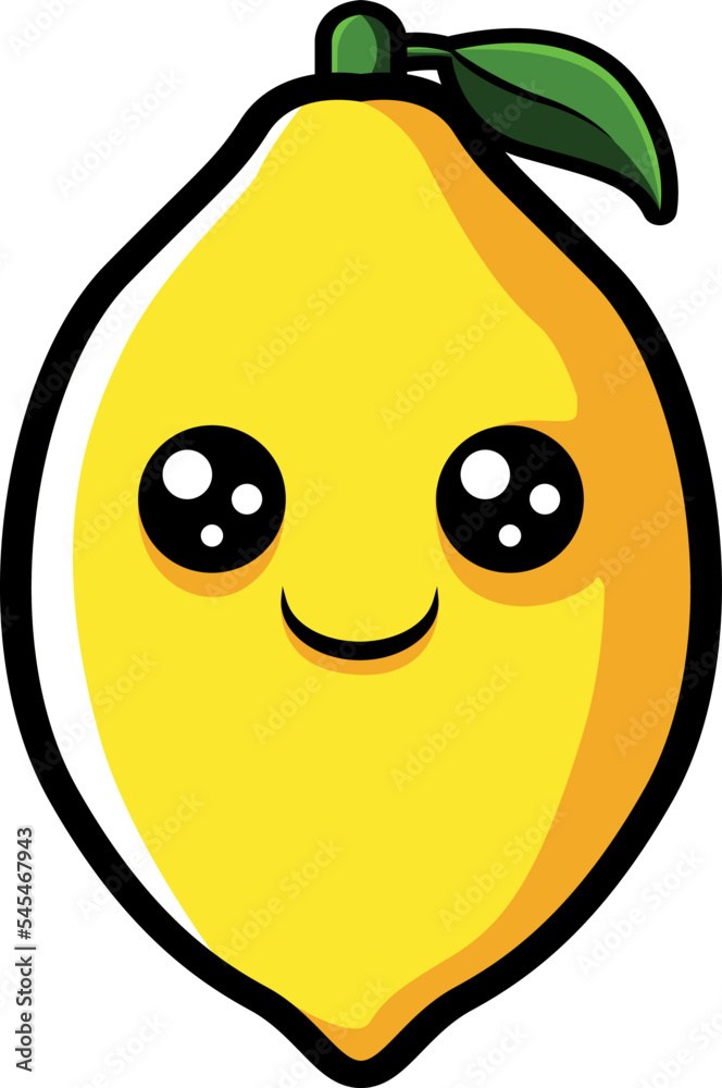 Cute Lemon Cartoon