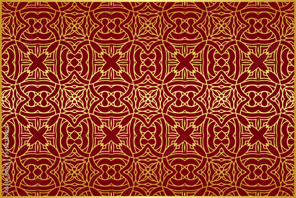 Stylized background with islamic, persian, indian ornament, arabesque ...