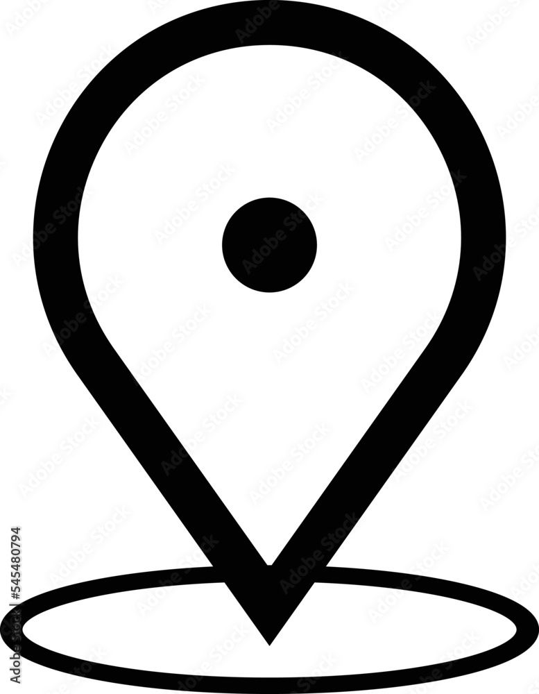 Location icon. Map pin sign. location pin place marker. Map marker ...