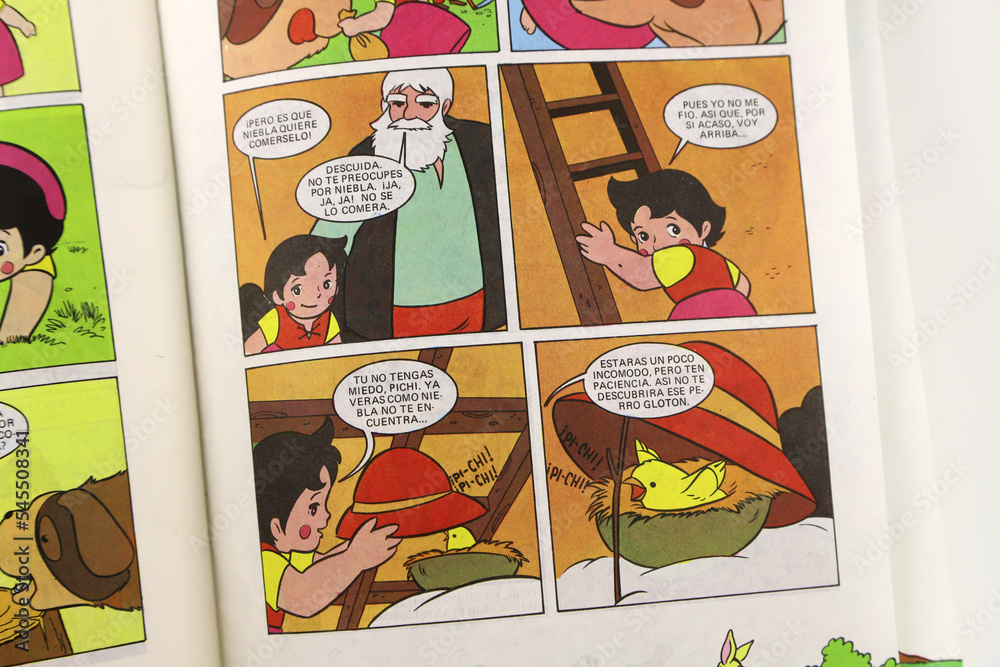 Children's magazine with the characters of the animated television ...