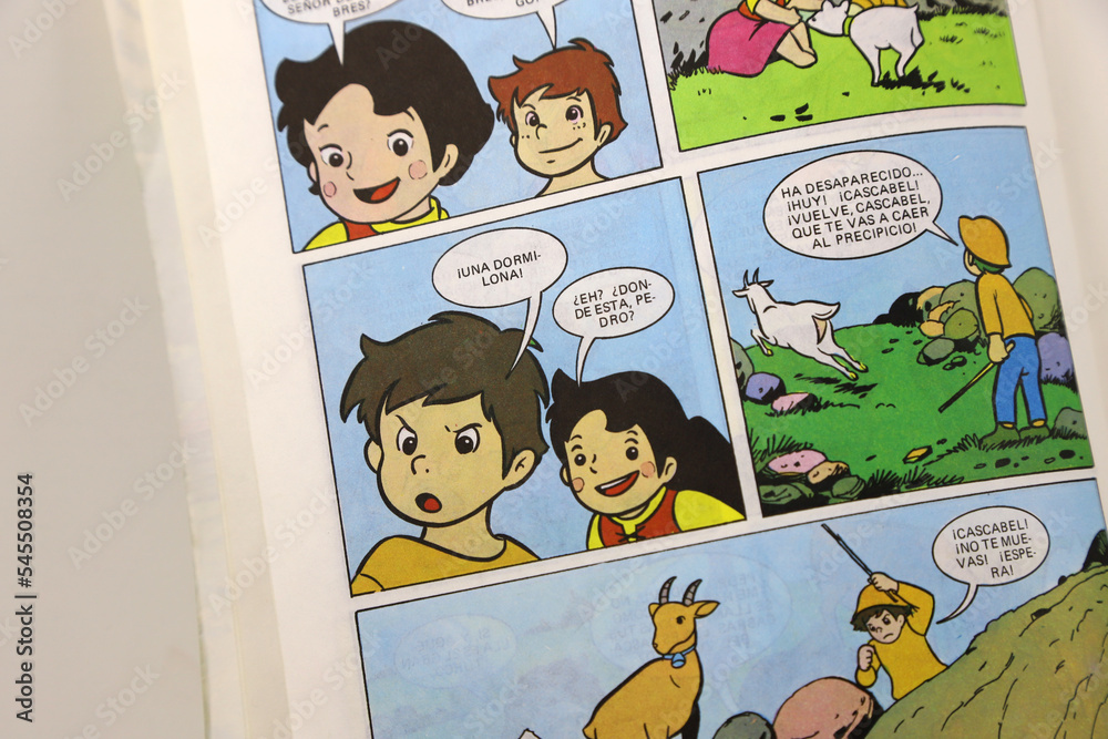 Children's magazine with the characters of the animated television ...