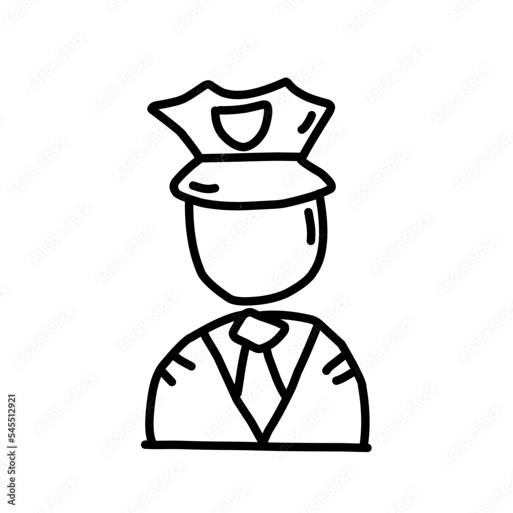 simple avatar portrait icons of different professions: consulting ...