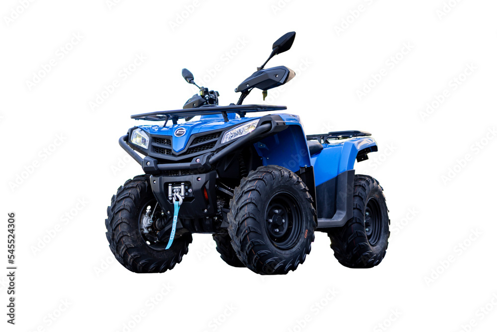 Cluj-Napoca, Cluj-Romania; 05.19.2022-CF Moto CForce 450S, small atv ...