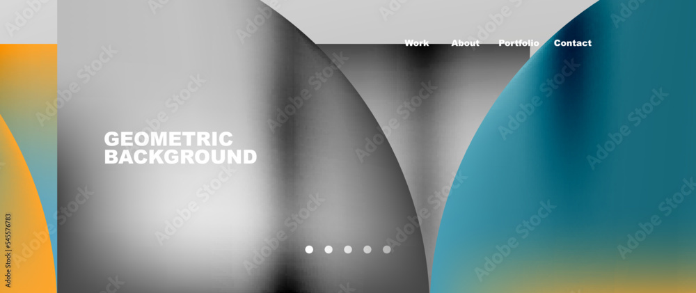 Circles and round elements abstract background design for wallpaper ...