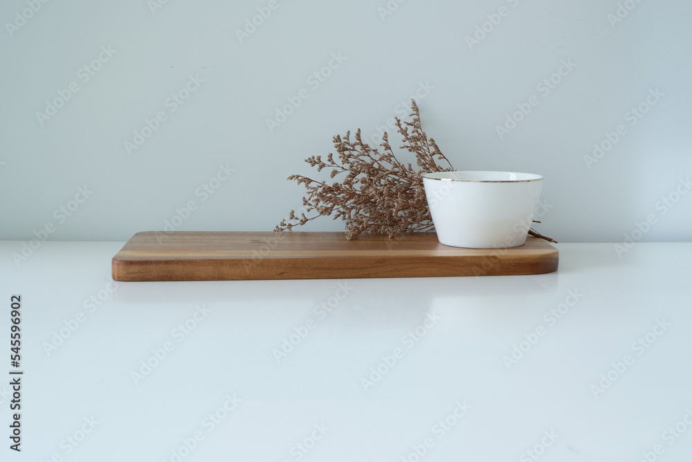 Natural day light table top background, backdrop stage for product ...