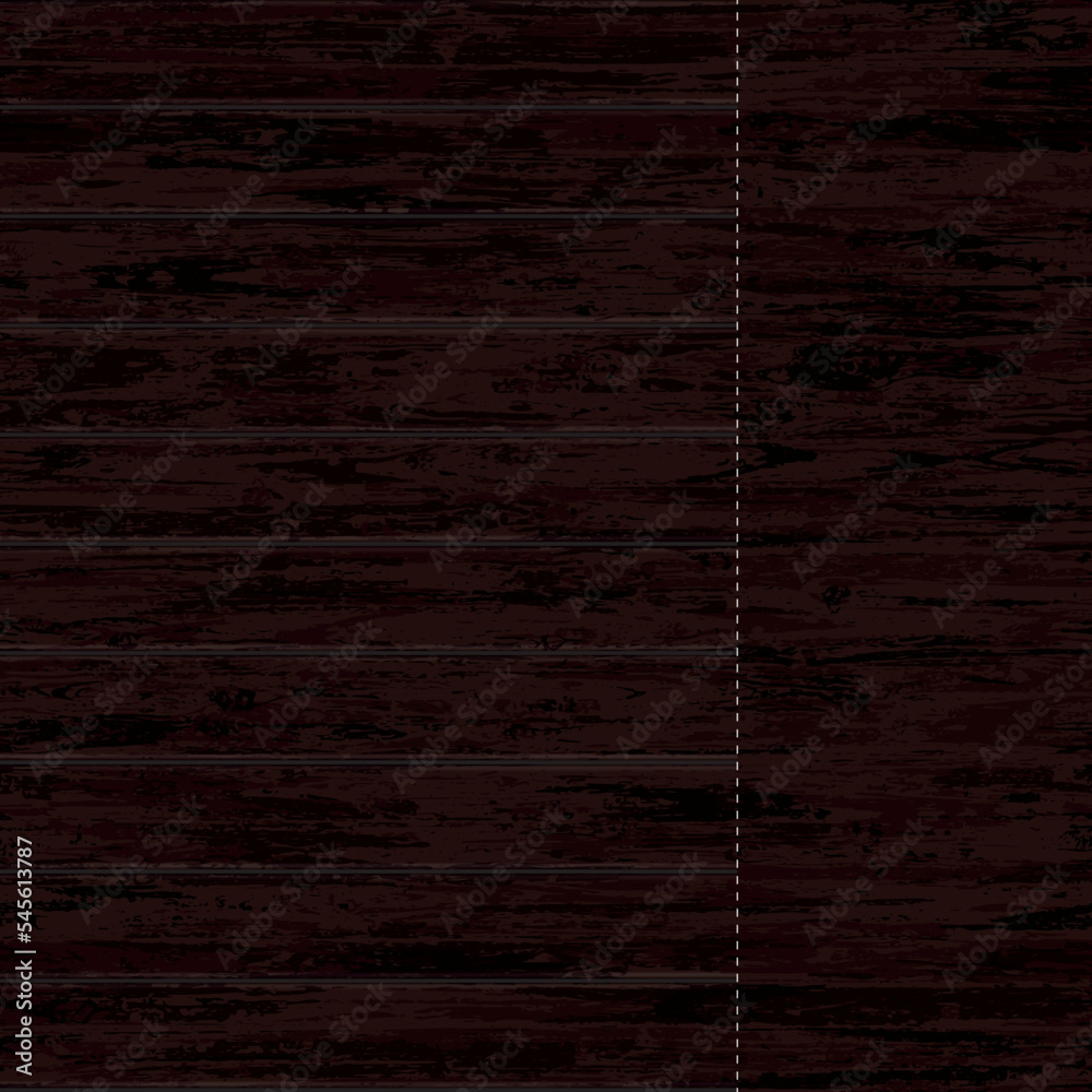 Detailed seamless layered wood texture illustration. Realistic dark ...