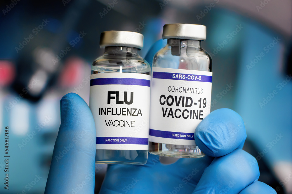 Flu and Covid-19 vaccine for booster for omicron and Influenza virus ...