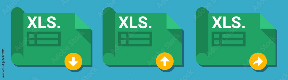 Vector of spreadsheet icon with landscape position. Spreadsheet ...