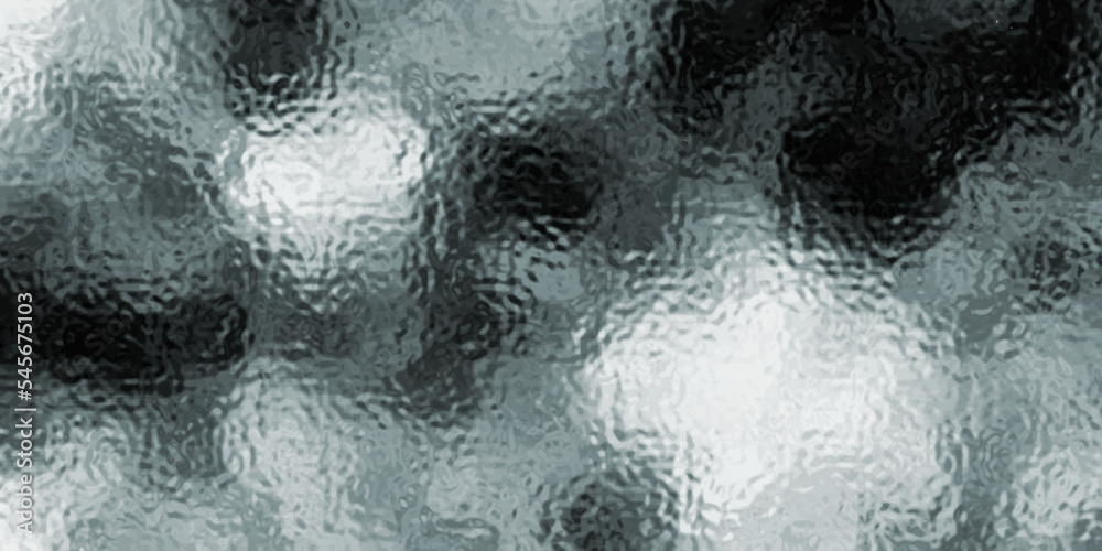 Transparent glass window with drops of water.Frosted glass texture.Blue ...