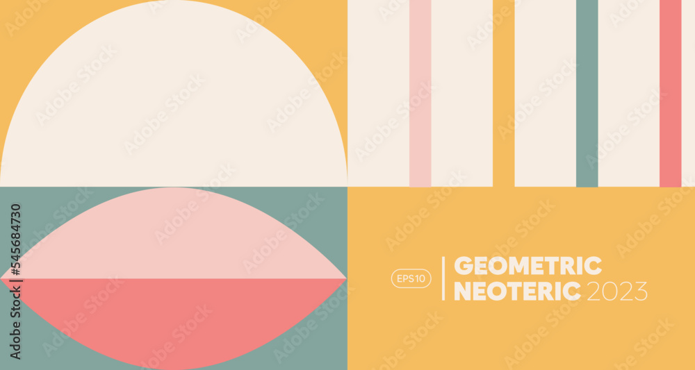 Beautiful geometric shape pattern background. Modern cover design ...