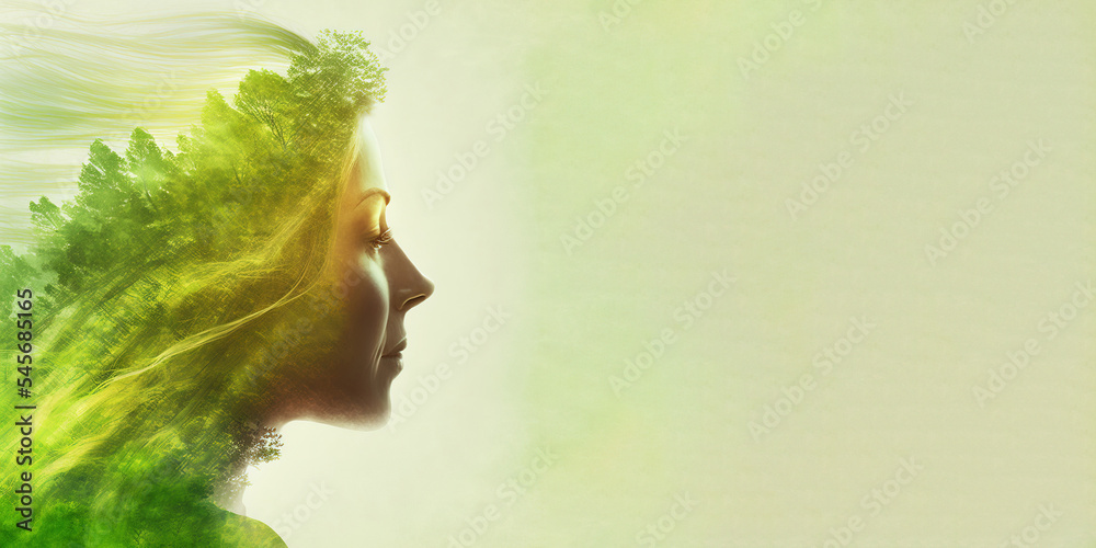 Concept of environment caring devotion, business sustainability and ...