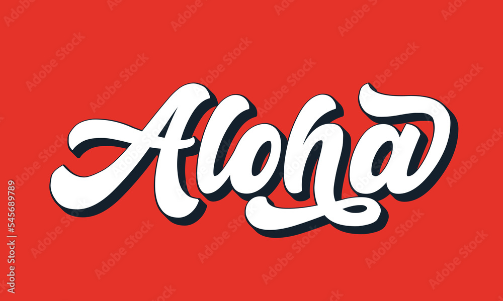 Aloha Street Sign