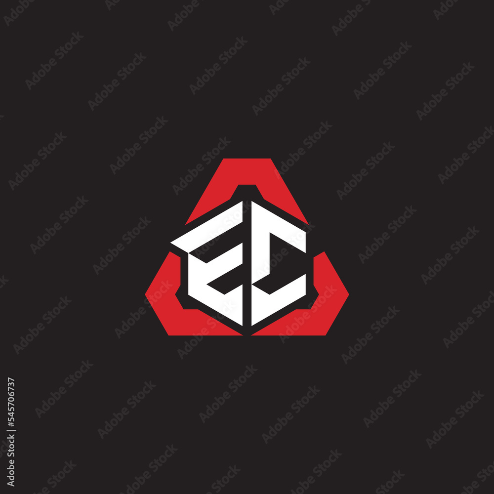 EC initial logo esport team concept ideas Stock Vector | Adobe Stock