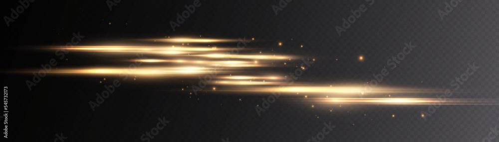 light effect. Bright light lines. Lighting for vector illustrations ...