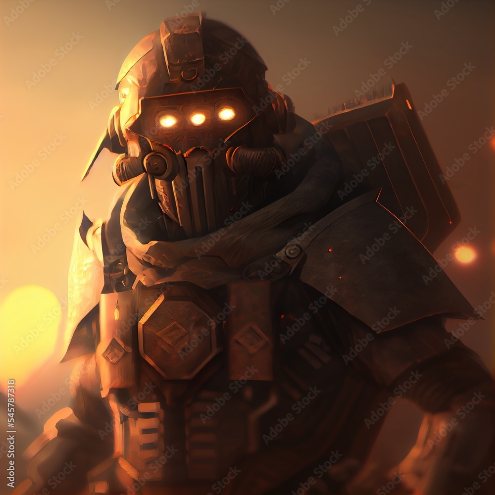 Evil villain wasteland robot. Video game character design, Mad Max ...