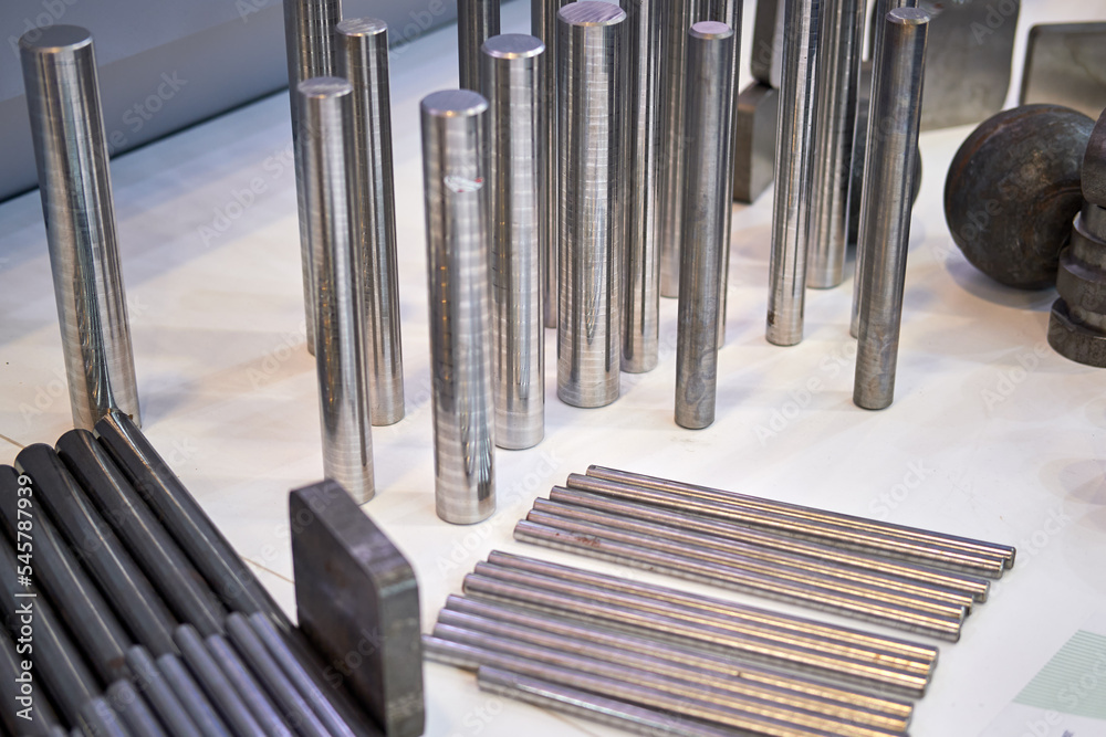 Samples of products of the metallurgical industry. Blanks made by a ...