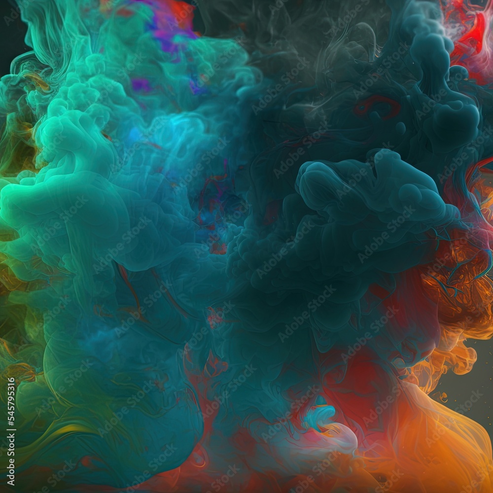 Smoke abstract colorful for background Stock Illustration | Adobe Stock
