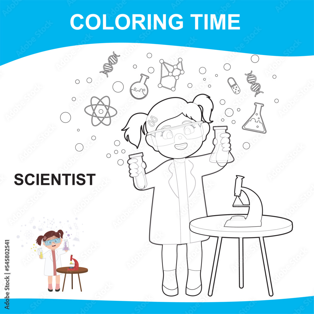 Easy coloring worksheet. Activity sheet for children. Coloring book ...