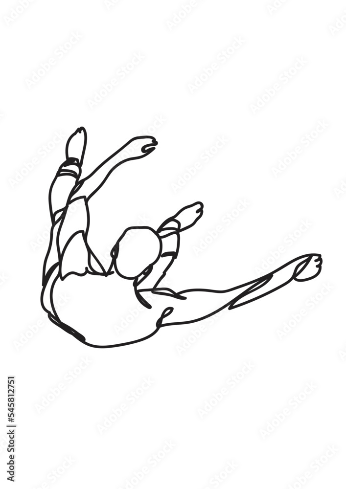 continuous line drawing of falling man man jumping from a height hand ...