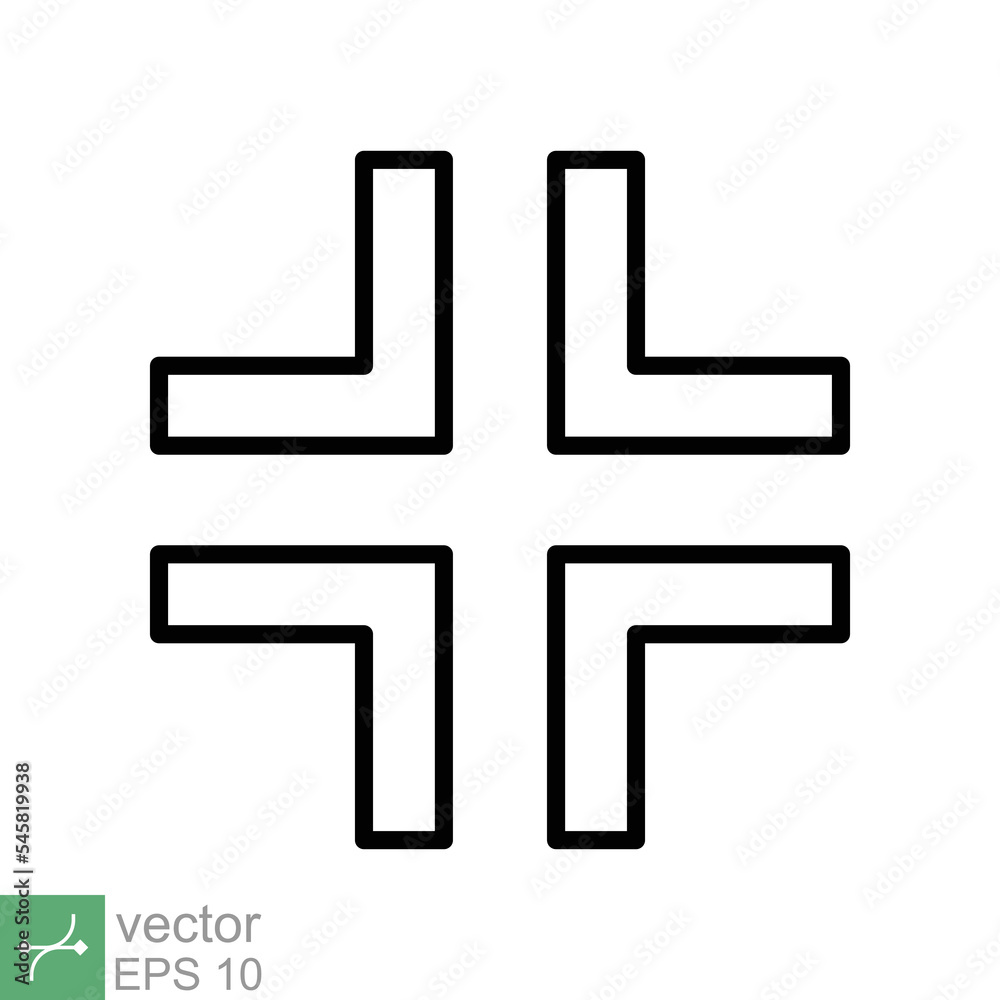 Anger symbol icon. Simple outline style. Black angry sign, cartoon ...