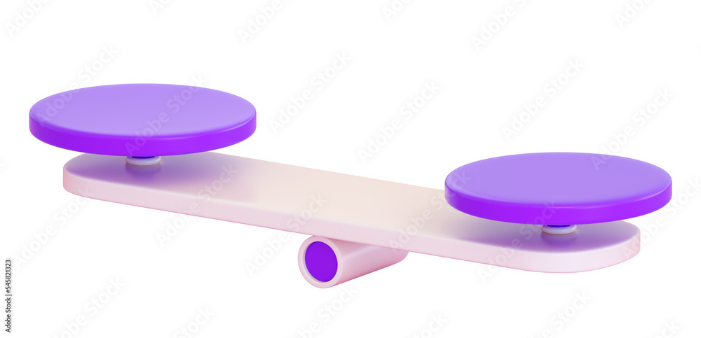 3d scale icon. Weight, comparison, money safe, exchange, idea ...