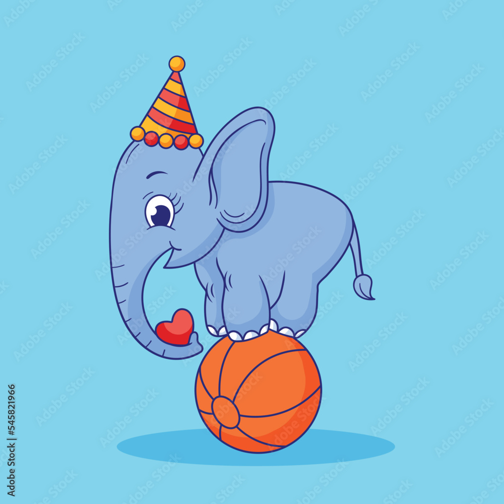 Baby Elephant Illustration, Cute Baby Elephant, Elephant Illustration ...