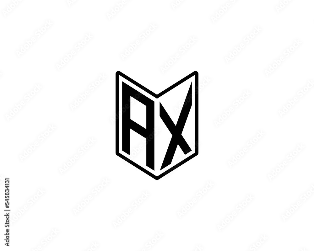AX XA logo design vector template Stock Vector | Adobe Stock