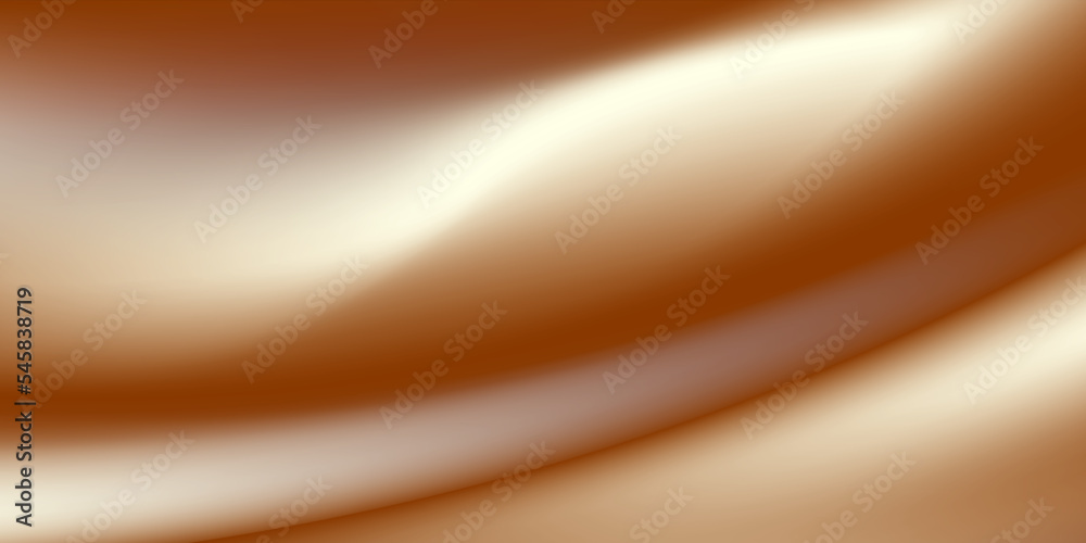 Light brown background abstract wavy elements with satin effect for ...