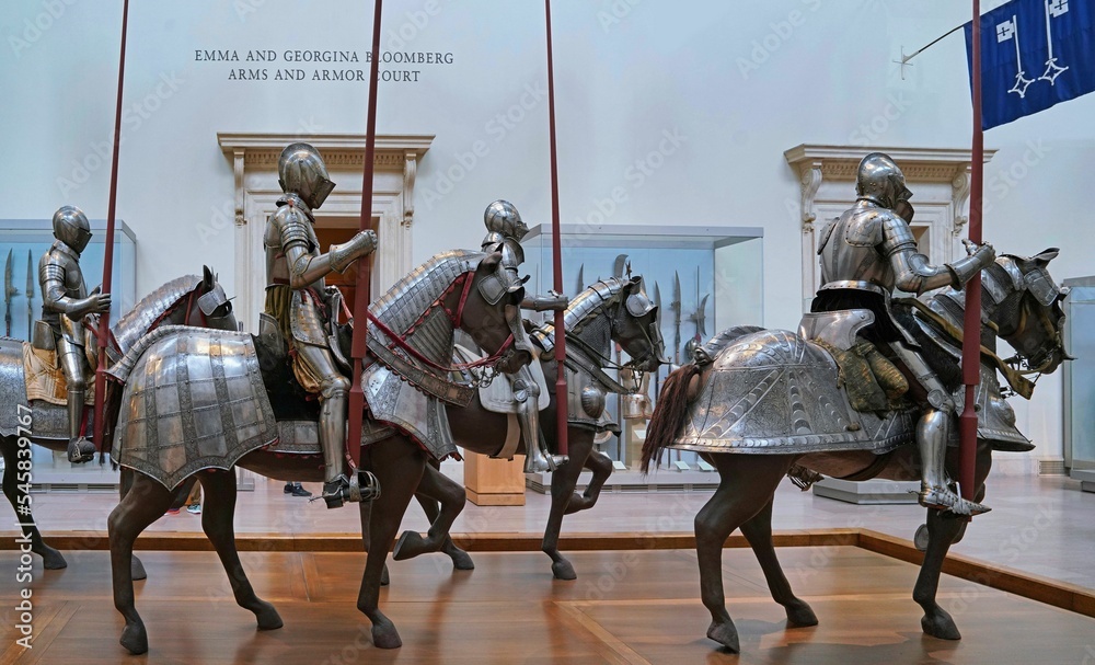 The armor collection of the Metropolitan Museum of Art includes a ...